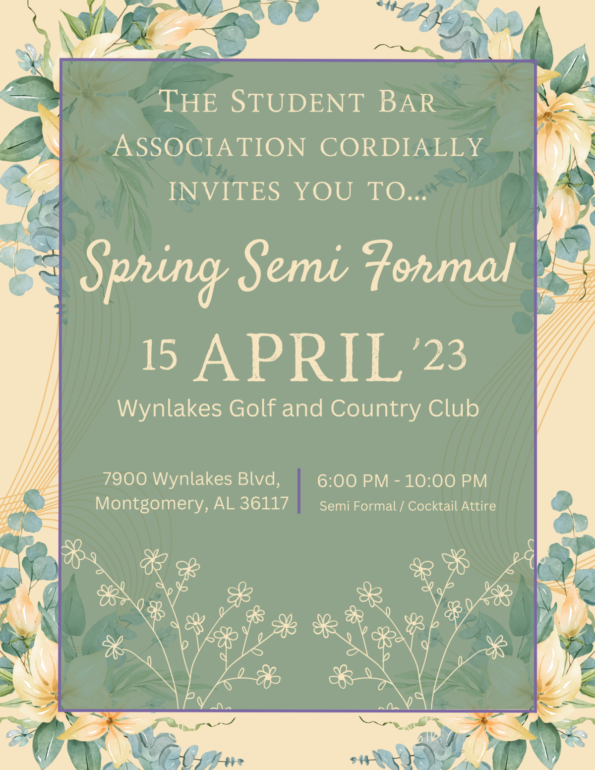 Student Bar Association Spring Semi Formal 2023 – Faulkner Law